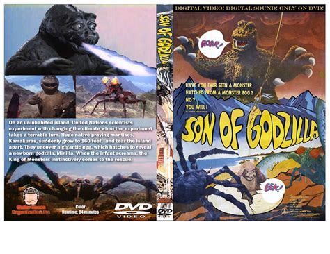 Son Of Godzilla Us Dvd Custom Cover By Grandkeizerghidorah On Deviantart