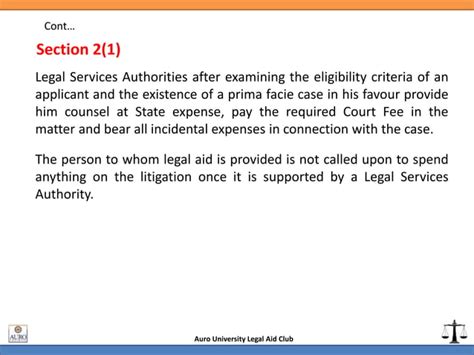 Legal Services Authority Act 1987 Pptx