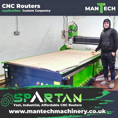 Custom Joinery Made Easy Spartan Cnc Router Mantech Machinery