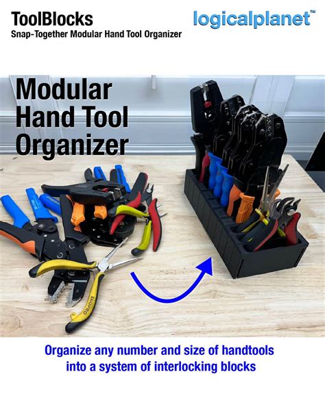 tool blocks modular hand tool storage 3d model by logicalplanet on