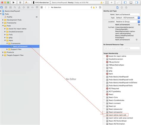 Ios Cocoapods Postinstall How To Add Target Membership In Pods