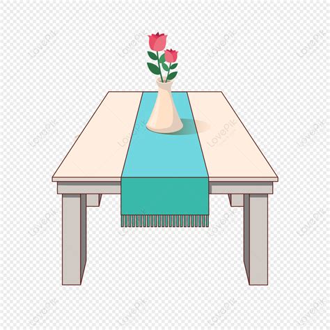 테이블 꽃병 Png 일러스트 무료 다운로드 Lovepik