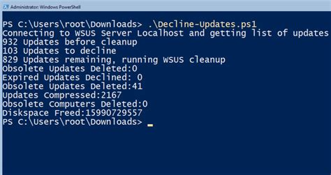 Free Up Disk Space On Wsus Server By Deleting Expired And Superseded Updates 4sysops
