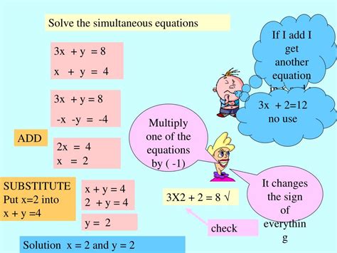 Ppt Simultaneous Equations Powerpoint Presentation Free Download Id 2951704