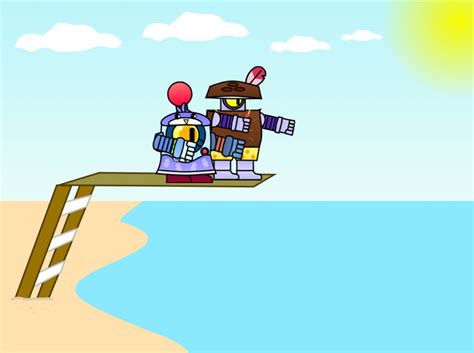 Darryl And Nani Are Ready To Take A Dive By Mikelam0102 On Deviantart