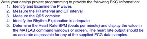 Write Matlab Code The Matlab Code Must Do The Chegg
