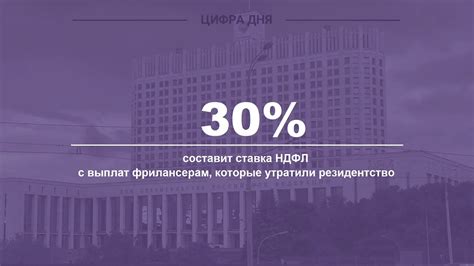 Цифра дня Про НДФЛ с фрилансеров