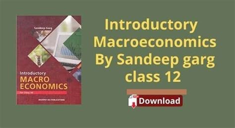 Sandeep Garg Macroeconomics Class 12 Free Pdf Govtjobnotes