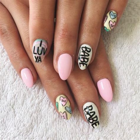 You Got Pimped Valentines Day Nails Manicure Crazy Nails