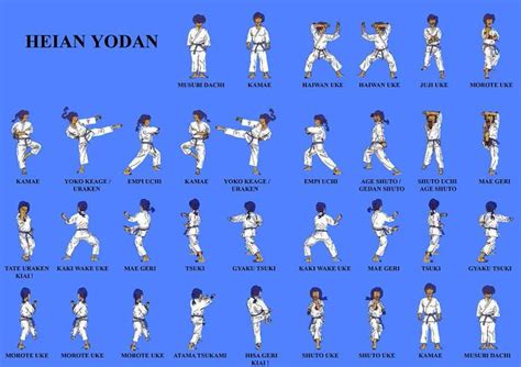 Kata Heian Yodan Karaté Shotokan Karaté Kata Karaté