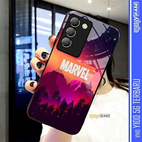 Jual Jual Softcase Glass Kaca Vivo Y G Terbaru Motif Aesthetic