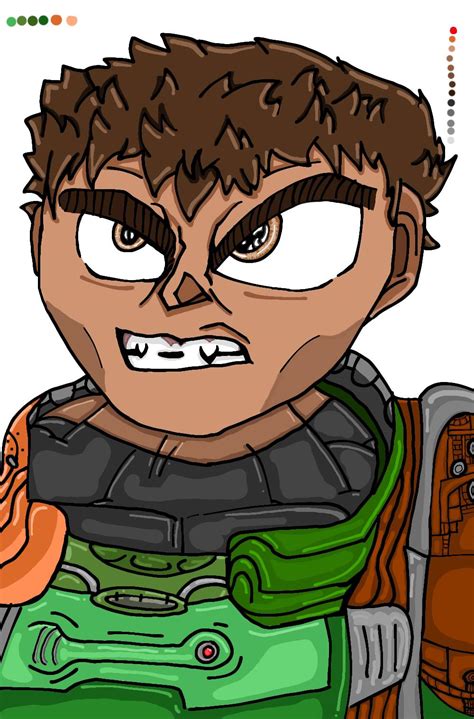 Doomslayer Without His Helmet By Mrmilesmyguy On Deviantart