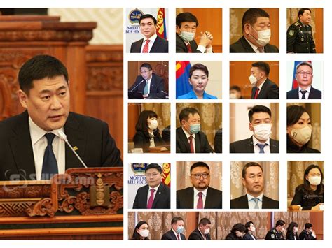 УИХ Ерөнхий сайд Л Оюун Эрдэнэ Засгийн газрын гишүүдийг танилцуулж байна