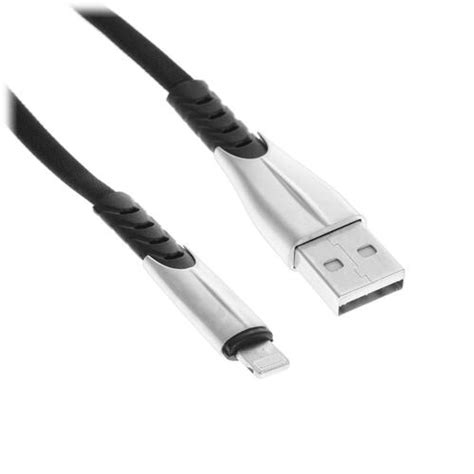 Купить Кабель круглый Aceline Lightning 8 Pin черный в интернет магазине Dns Характеристики