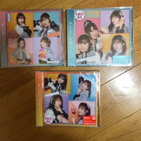 Yahooオークション Ske48心にflower通常版タイプa B C各1枚づつ3