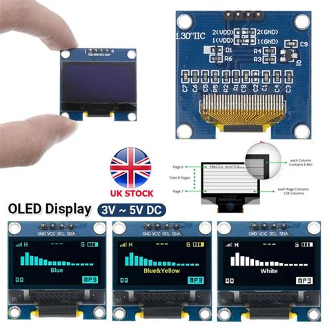 oled display 0 96and 128x64 i2c ssd1306 for arduino uno mega 2560 for