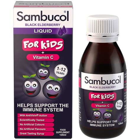 Sambucol Kids Formula - Flavour Free (120ml) | Free Shipping ...