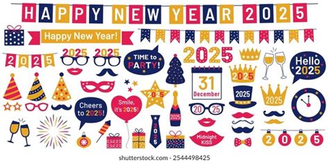 2025 New Years Clip Art Over 3 396 Royalty Free Licensable Stock