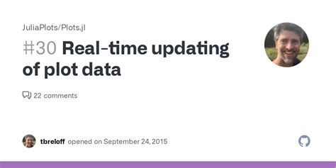 real time updating of plot data · issue 30 · juliaplots plots jl · github