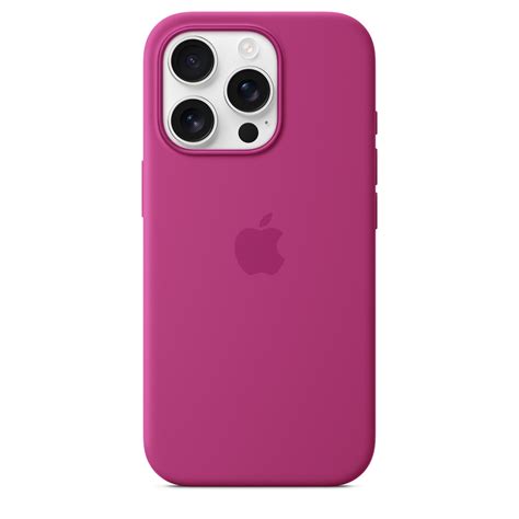 Iphone 16 Pro Silicone Case With Magsafe Fuchsia Apple Ph