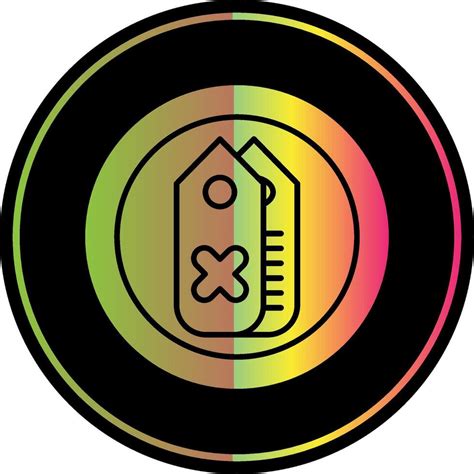 Tag Glyph Due Color Icon 39148781 Vector Art At Vecteezy