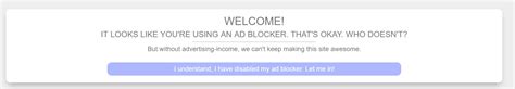 Ad Filled Redirect Site Detects UBlock Origin R UBlockOrigin