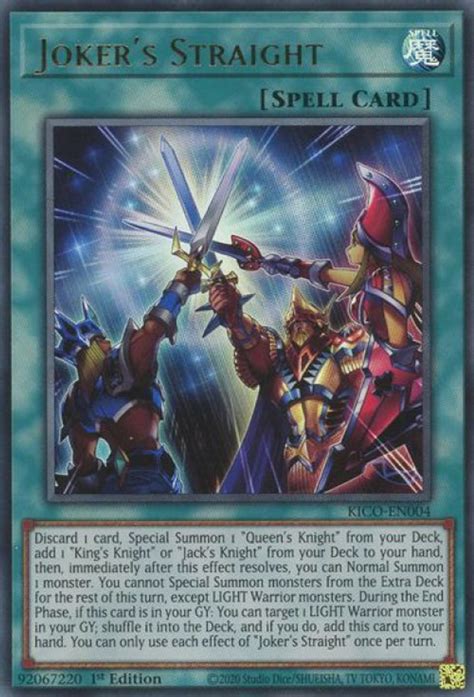 Yugioh Kings Court Single Card Ultra Rare Jokers Straight Kico En004