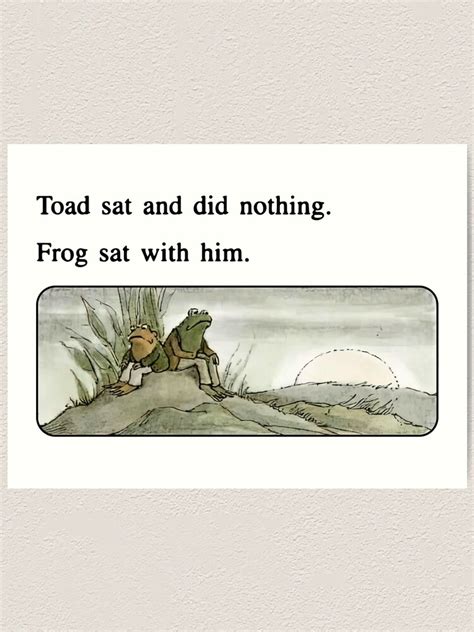 Frog And Toad Meme Art Print For Sale By Star5sixx Redbubble