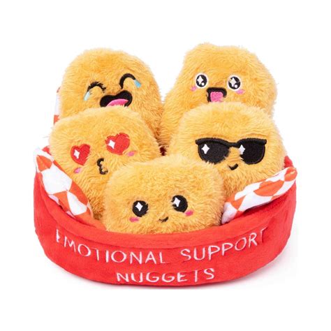 Emotional Support Chicken Nuggets Plush Nuggets By What Do You Meme