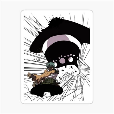 Roronoa Zoro Shishi Sonson T Shirt Sticker For Sale By Dameopanne