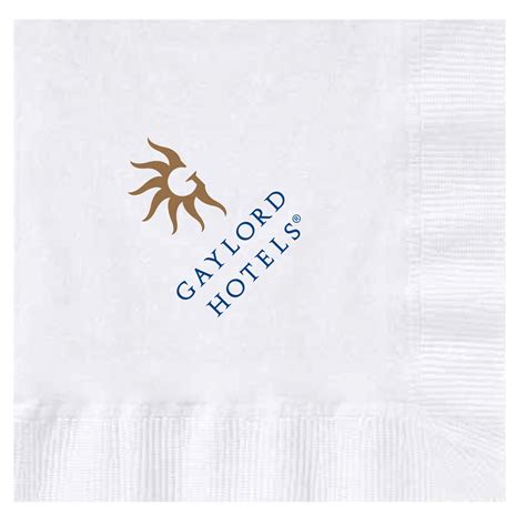 Hoffmaster Paper Restaurant Napkins Beverage Gaylord Printed 2 Ply White Carton Of 3000 Office
