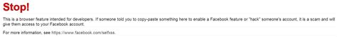 How Does Facebook Put This Formatted Text In JavaScript Console
