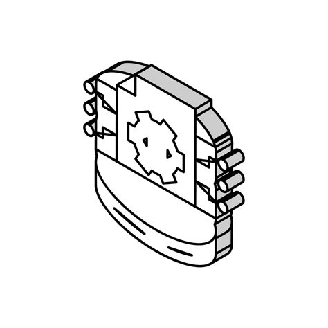 Schema Development Database Isometric Icon Vector Illustration 39304341