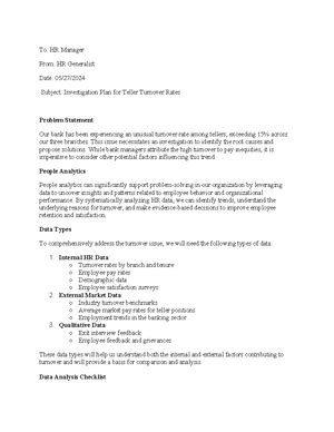 HRM 360 2 2 Assignment Data And Business Functions 2 2 Assignment