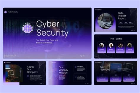 Network Security Dark Ver Powerpoint Templates Powerpoint Design Templates Keynote