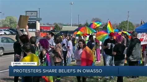 Protest For Nex Benedict Draws Dozens In Owasso Youtube