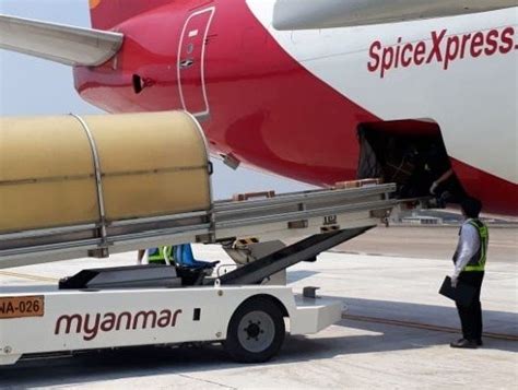 Spicejets First Freighter Flight Takes Medical Supplies To Myanmar