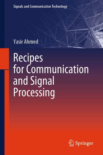Recipes For Communication And Signal Processing Matlab Simulink Books