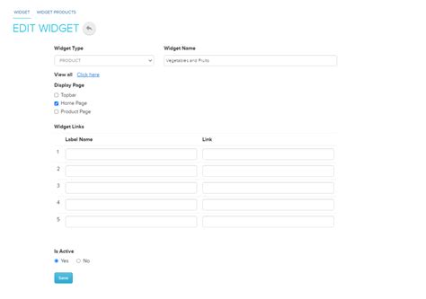 Designproduct Widget Shopnix Help