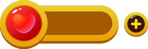 Buttons And Frames For Game Interface PNG