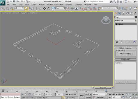 Как импортировать чертеж из autocad в 3d max