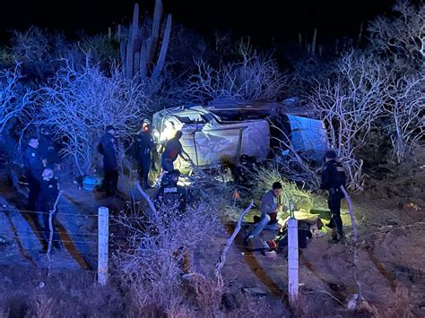 Accidente En Carretera La Paz Cabo San Lucas Deja 5 Heridos
