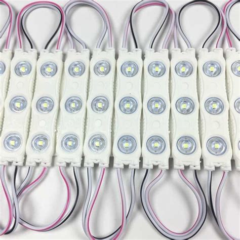 Модуль светодиодный с линзой 170гр. 2835/3LED 1.5Вт 200Лм 12V IP67 ...