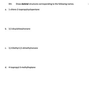 Answered Draw Skeletal Structures Corresponding Bartleby