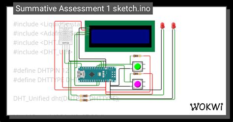 Summative Assessment 1 Week 3 O Wokwi Esp32 Stm32 Arduino