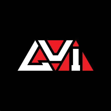 Lui Triangle Letter Logo Design With Triangle Shape Lui Triangle Logo