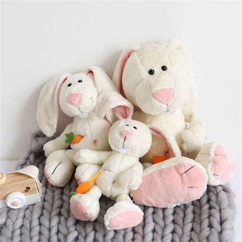 Cute Rabbit Plush Toy With Carrot Alwaysplushie Free Shipping
