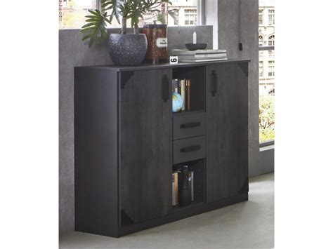 Möbelando Highboard Nickola Modernes Highboard Aus Spanplatte In