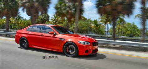 710hp Ind Bmw M5 With Gloss Black Strasse Wheels Gtspirit