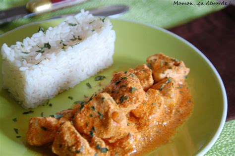 Poulet Tikka Masala Mamança Déborde